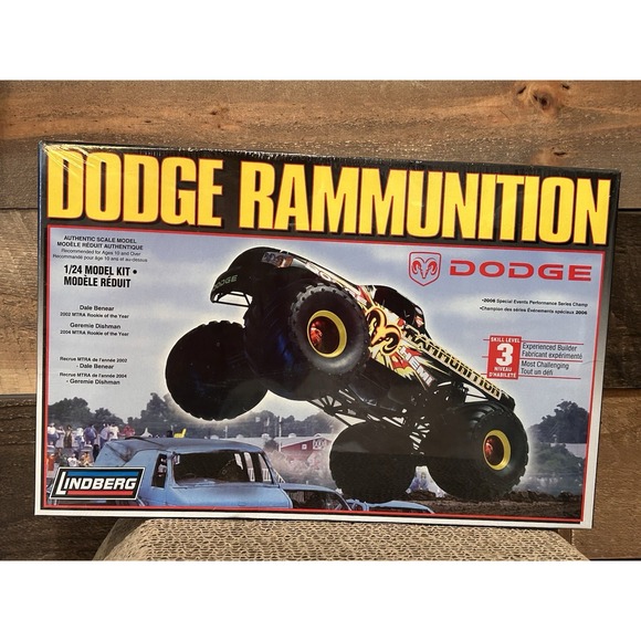 Lindberg | Toys | Lindberg 24 Scale Dodge Rammunition Mark Hall Monster ...